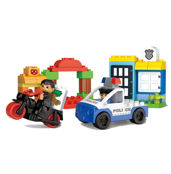 Cops & Robbers Set 37 pcs – Toys 2 Discover