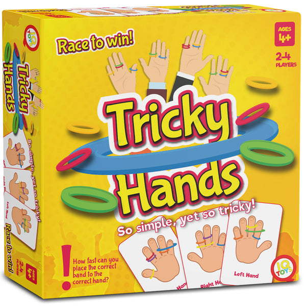 Tricky hands, Educational Card & Band Game, Ages 3+ - 807676305091 ...